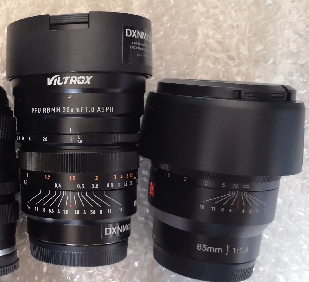 Viltrox FE 20mm and 85mm F1.8 Manual Focus E-Mount Prime lens set ...