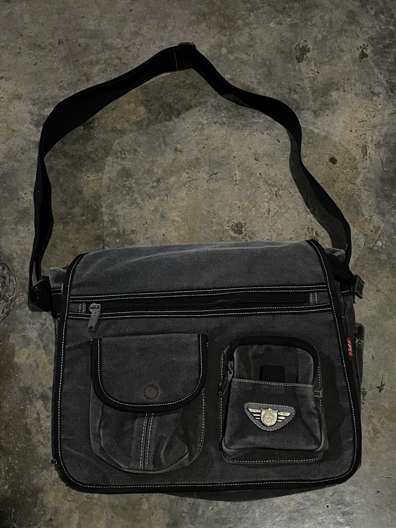 Vintage Diesel Messenger Bag, Men's Fashion, Bags, Sling Bags on Carousell