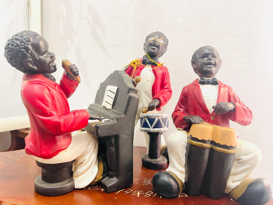 Vintage Hand Painted Porcelain Jazz Figurines New Orleans Preservation ...