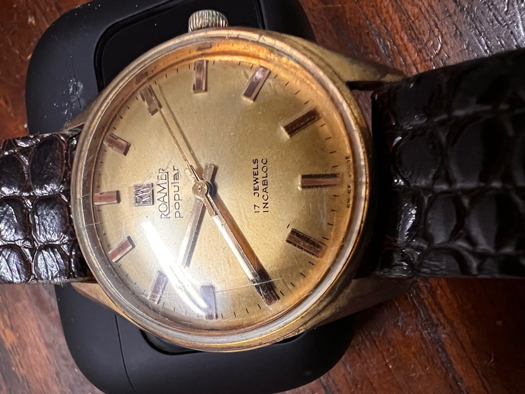Vintage Roamer Popular 17 Jewels Incabloc, Men's Fashion, Watches & Accessories, Watches on ...