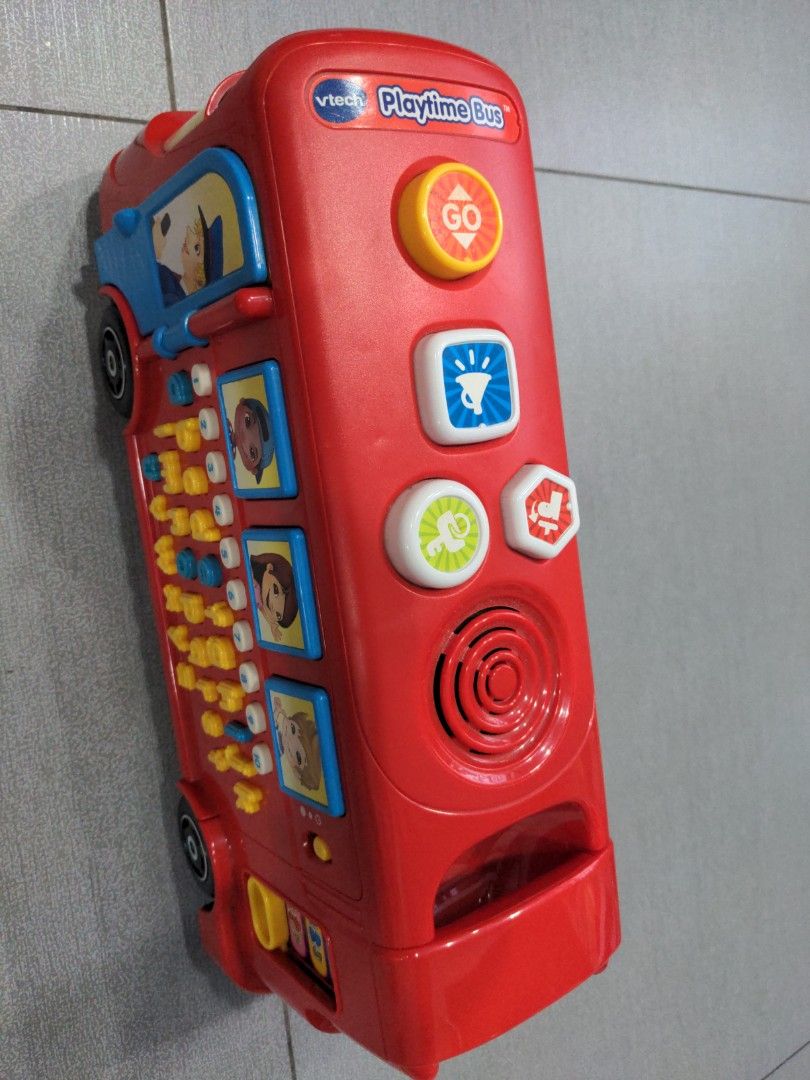 V-Tech Playtime Music Bus with learning Phonics Sensory Interaction Toys, Hobbies & Toys, Toys ...