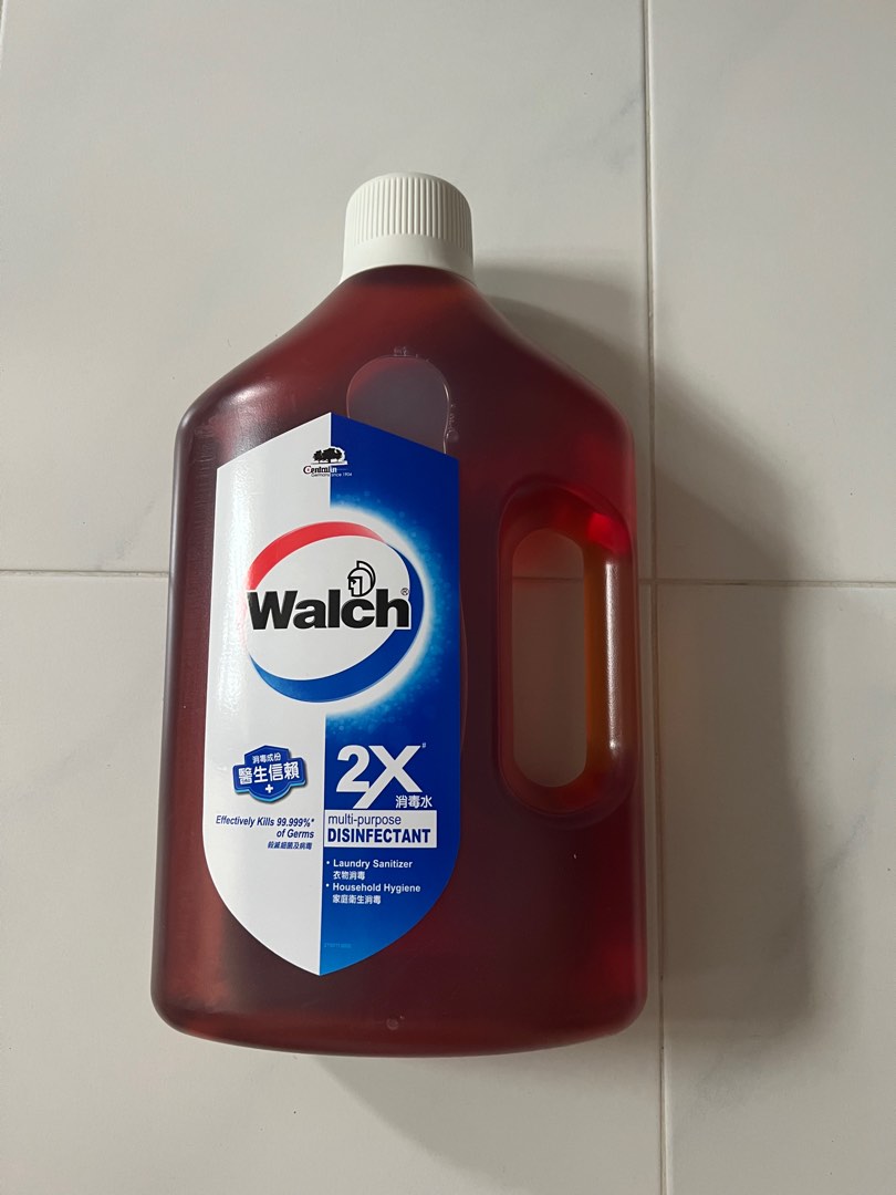 Walch multi purpose disinfectant liquid, 3L, Furniture & Home Living, Cleaning & Homecare ...