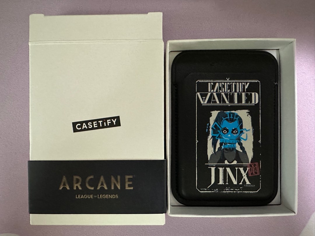 wts arcane jinx casetify magsafe wallet cardholder, Mobile Phones ...