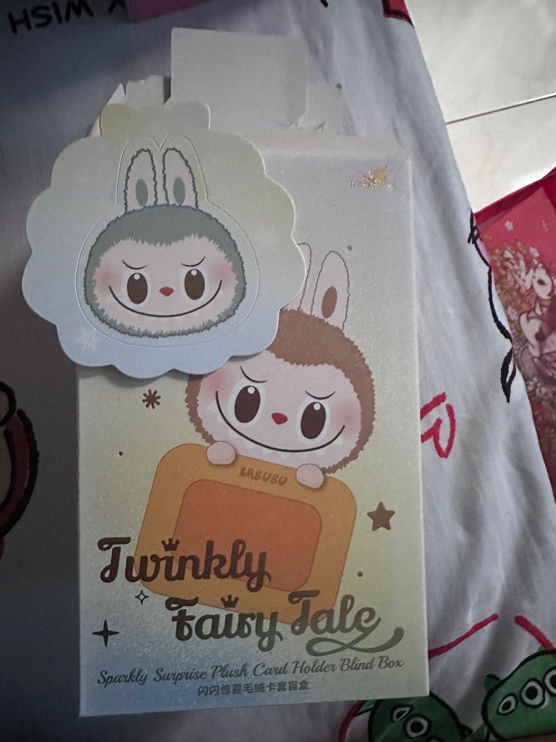 WTT Labubu Twinkly Fairy Tale Rock Grey and Milky White, Hobbies & Toys ...