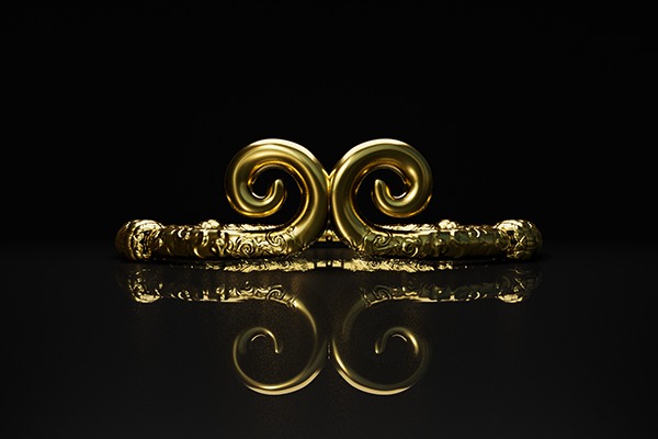 WUKONG GOLDEN HEADBAND - THE HOOP CURSE - 280g Copper 100 CFA Cameroun ...