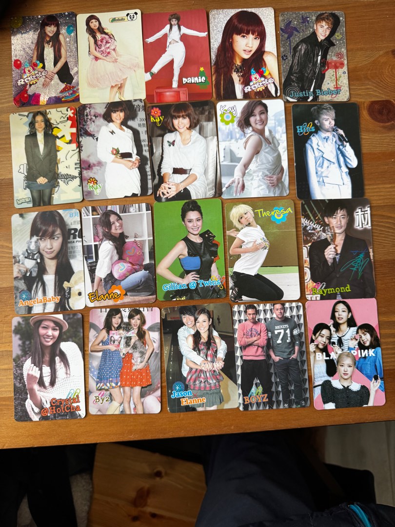 Yes Card - Rainie, Justin Bleber, Kay, AngelaB, Elanne, Theresa, Hotcha, By2, Boyz, Hins ...