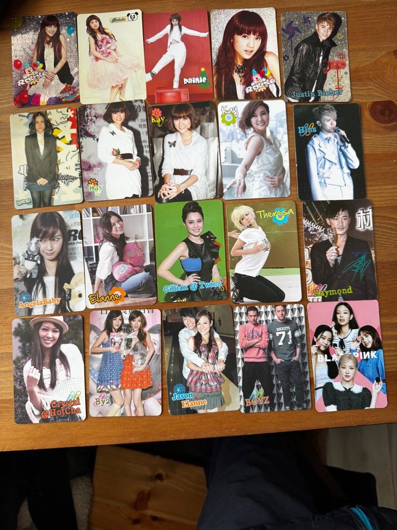 Yes Card - Rainie, Justin Bleber, Kay, AngelaB, Elanne, Theresa, Hotcha, By2, Boyz, Hins ...