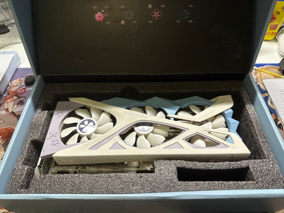 Yeston AMD Radeon RX 6800XT sakura GPU Graphics Card, Computers & Tech ...