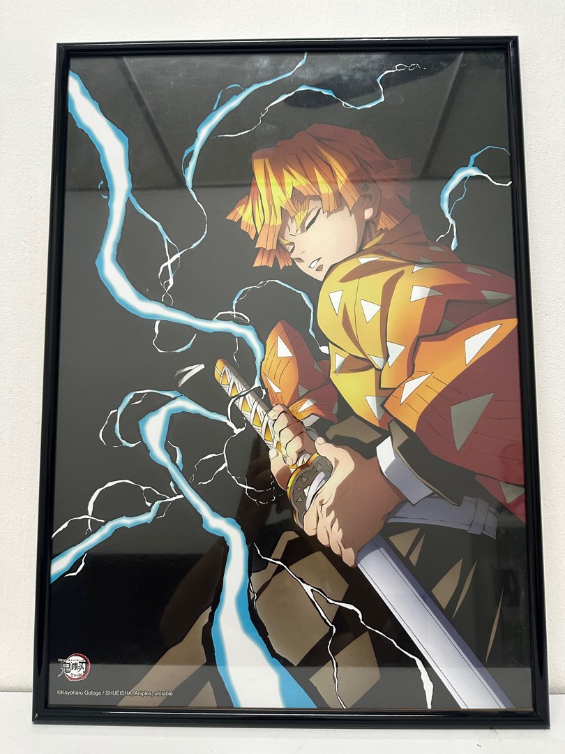 Zenitsu poster, Hobbies & Toys, Toys & Games on Carousell
