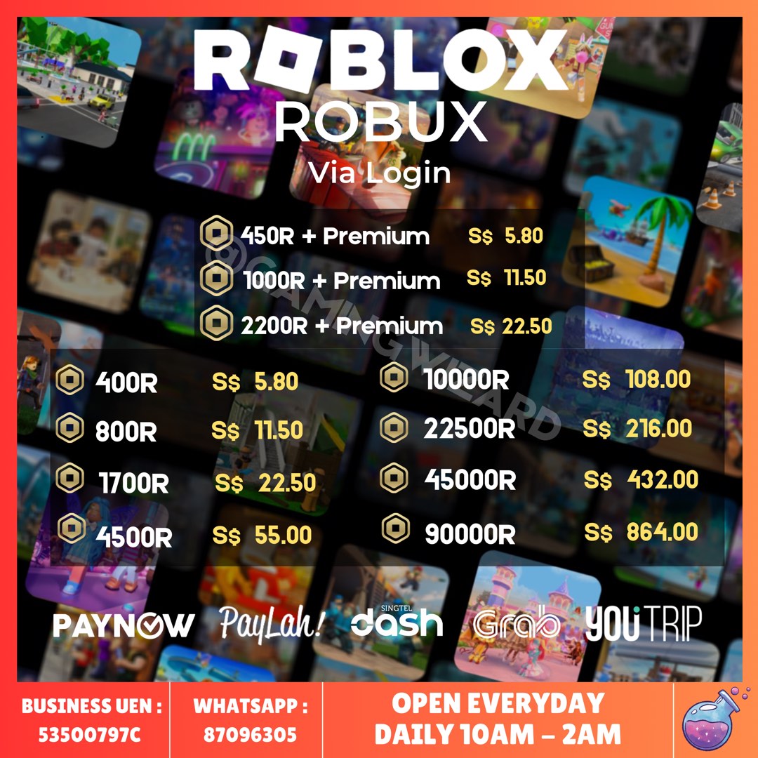 🔥[100% CHEAPEST & SAFEST METHOD] Roblox Robux Top Up | Robux | Robux Top Up | Roblox | Via Login ...