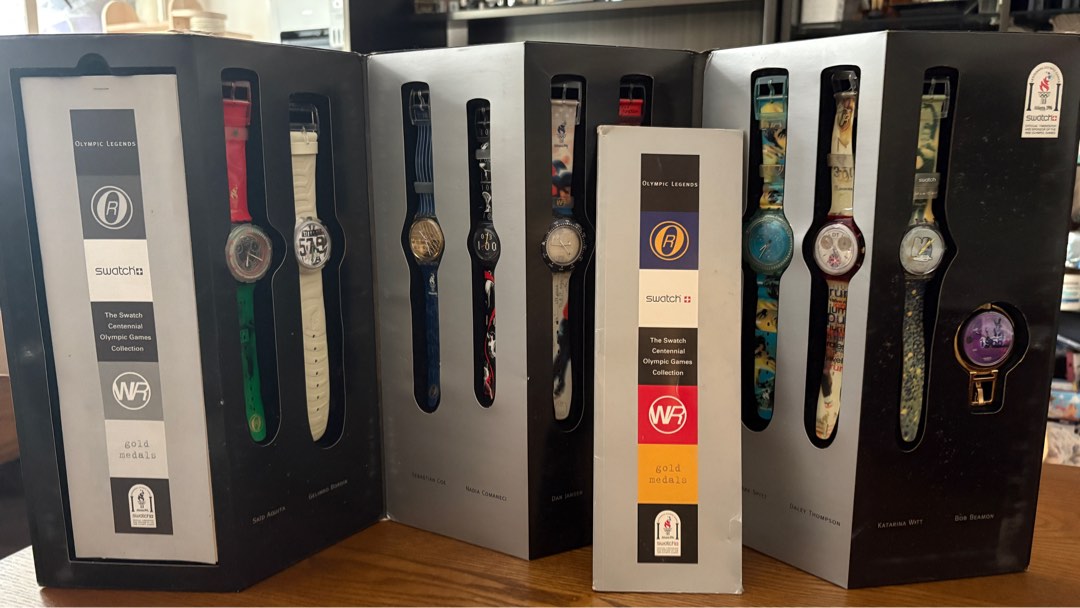 1996 Centennial Olympic Games - Swatch Watch "Olympic Legends" Ten ...