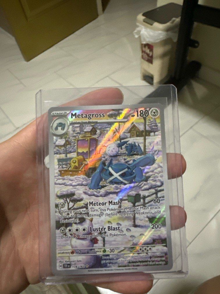 2024 Pokemon Tef En-temporal Forces 178 Metagross Illustration Rare ...