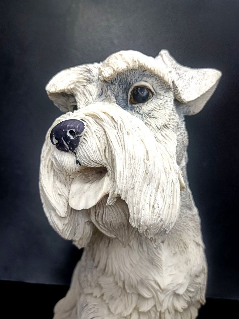 30 cm created by artist Sandra Brue. Schnauzer Germany breed puppy dog ...