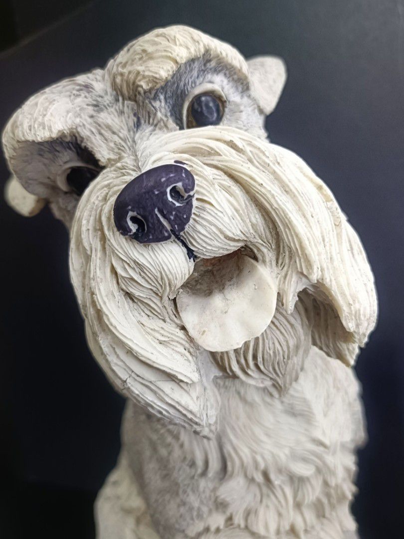 30 cm created by artist Sandra Brue. Schnauzer Germany breed puppy dog ...