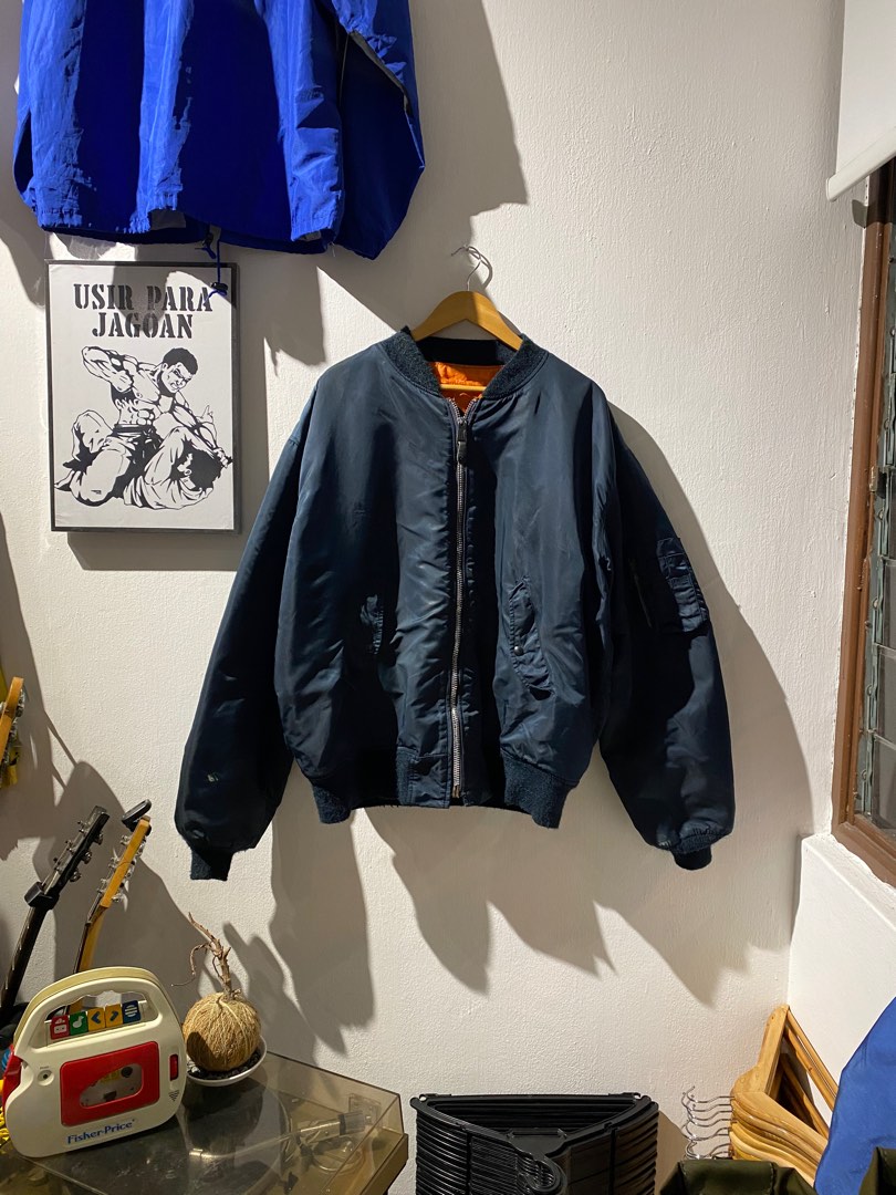 80s Vintage I.Spiewak & Sons Military Bomber Jacket, Men's Fashion, Coats, Jackets and Outerwear ...