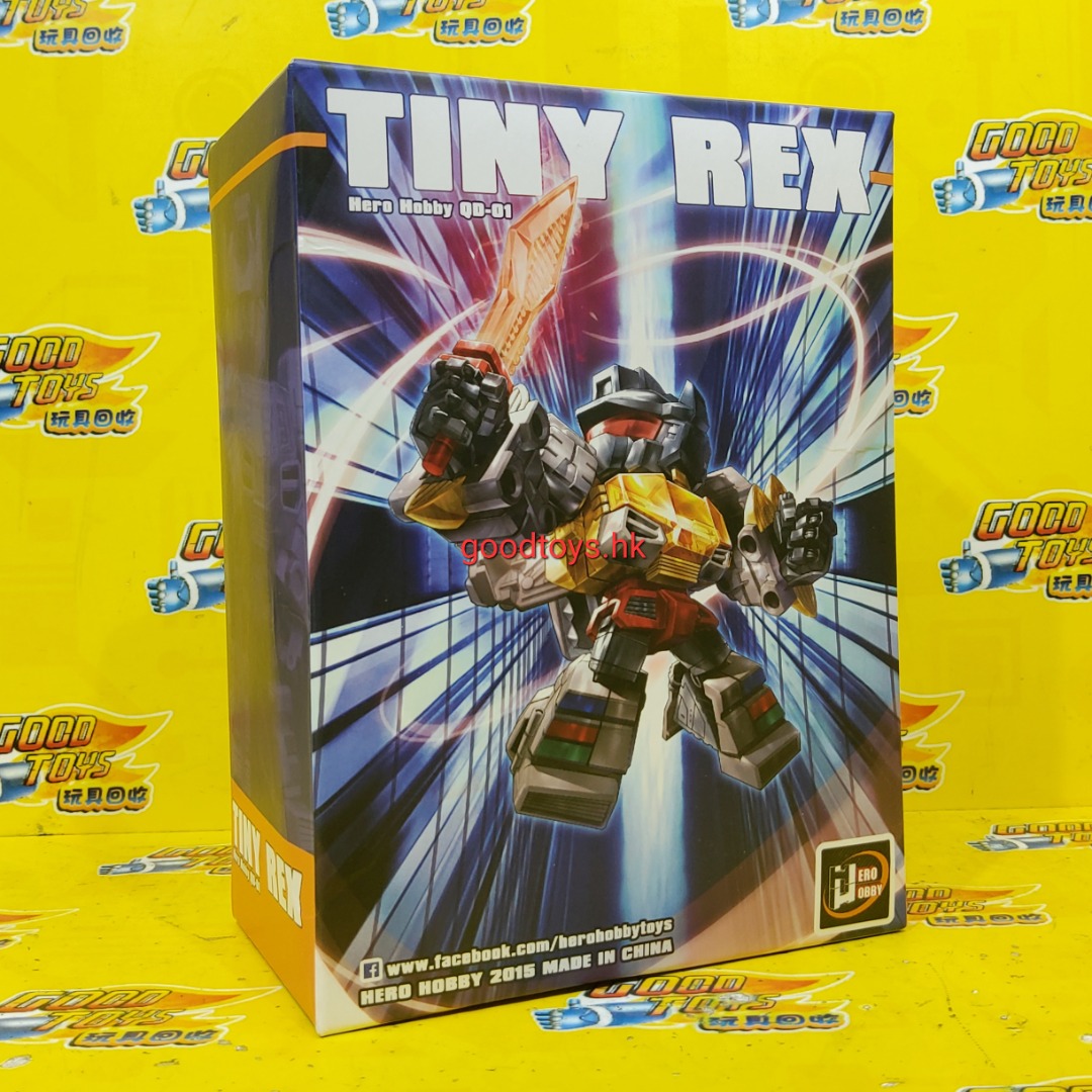中古已開封 HERO HOBBY QD-01 TINY REX TRANSFORMERS GRIMLOCK LOOKALIKE 疑似 變形金剛 ...