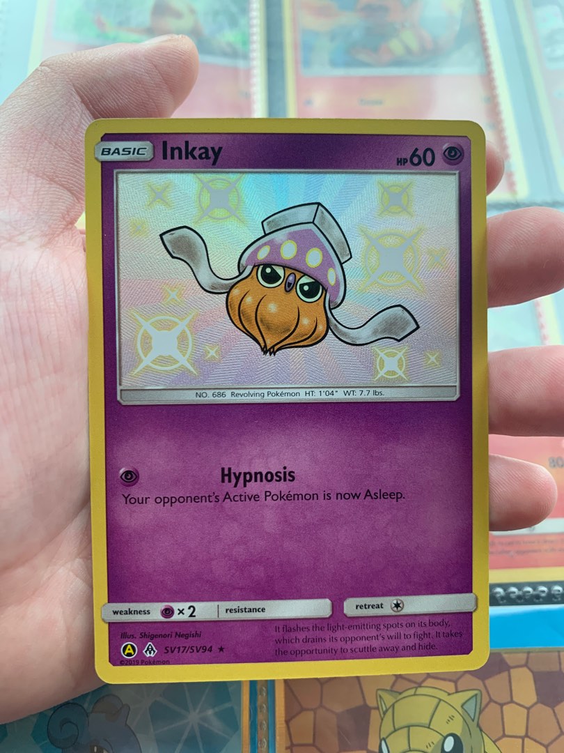 Mint/NM Inkay Card Shiny Pokemon Pokémon card TCG collection, Hobbies ...