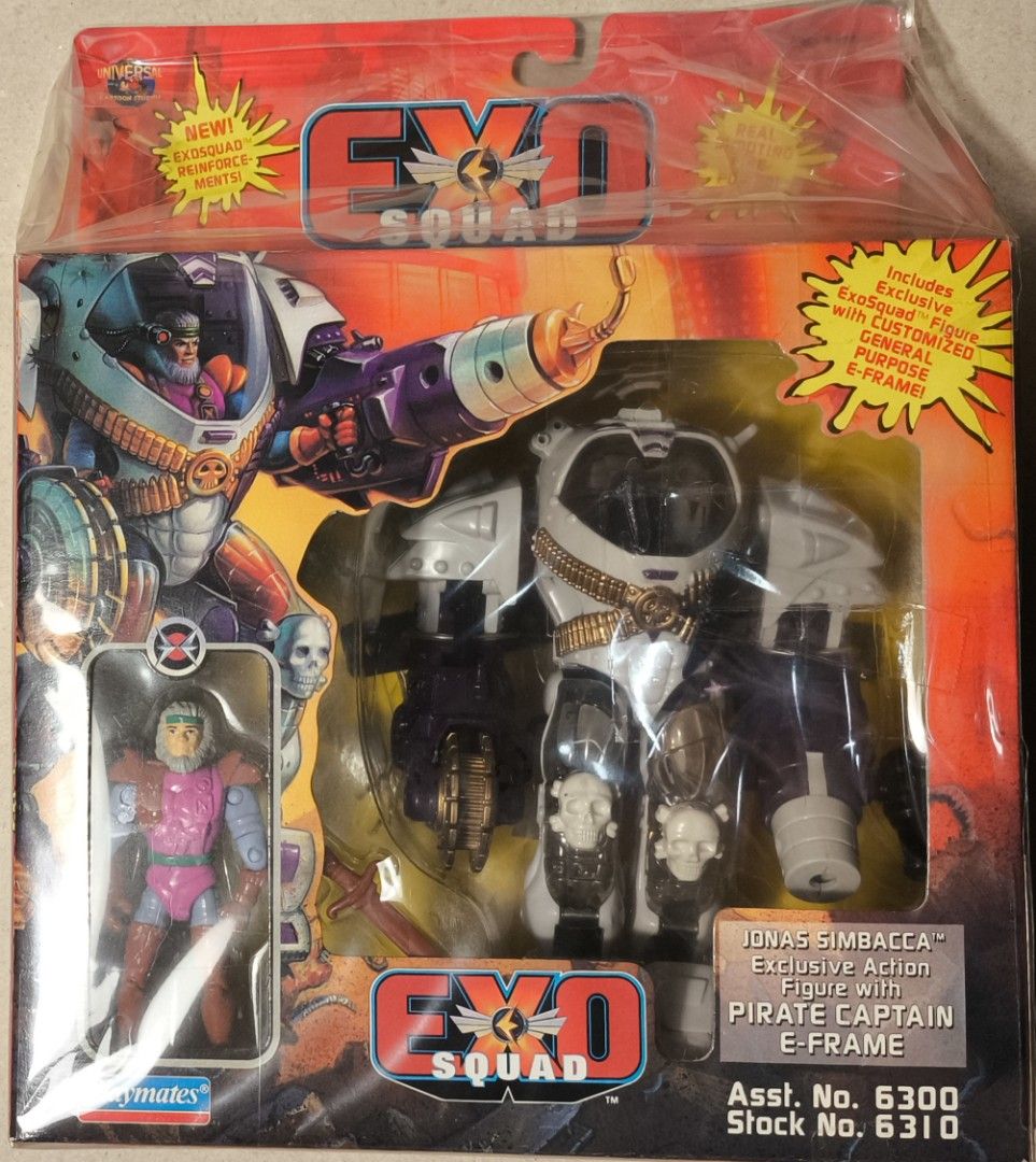 Vintage ExoSquad Exo Squad ★★ Jonas Simbacca with Pirate Captain E ...
