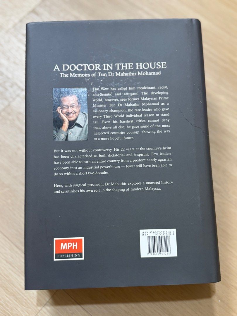 A Doctor in The House Tun Dr Mahathir, Hobbies & Toys, Books ...