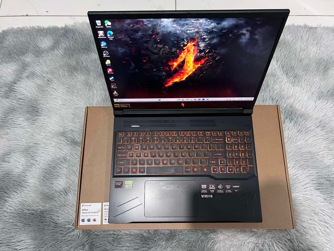 Acer Nitro ANV16-41 4050 Ryzen 7 8845HS RTX w/ receipt 2 years warranty ...