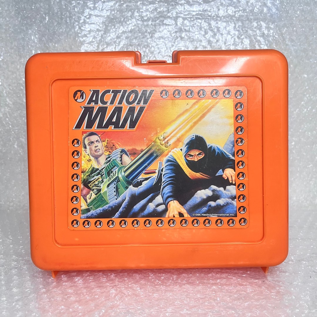 Action Man Plastic Orange Lunch Box 1981, Hobbies & Toys, Collectibles ...