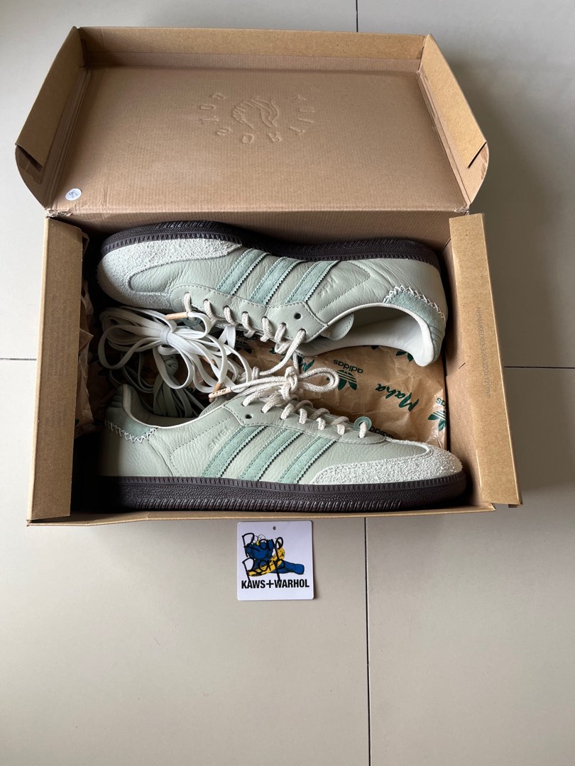 adidas samba x maha half green, Men's Fashion, Footwear, Sneakers on ...