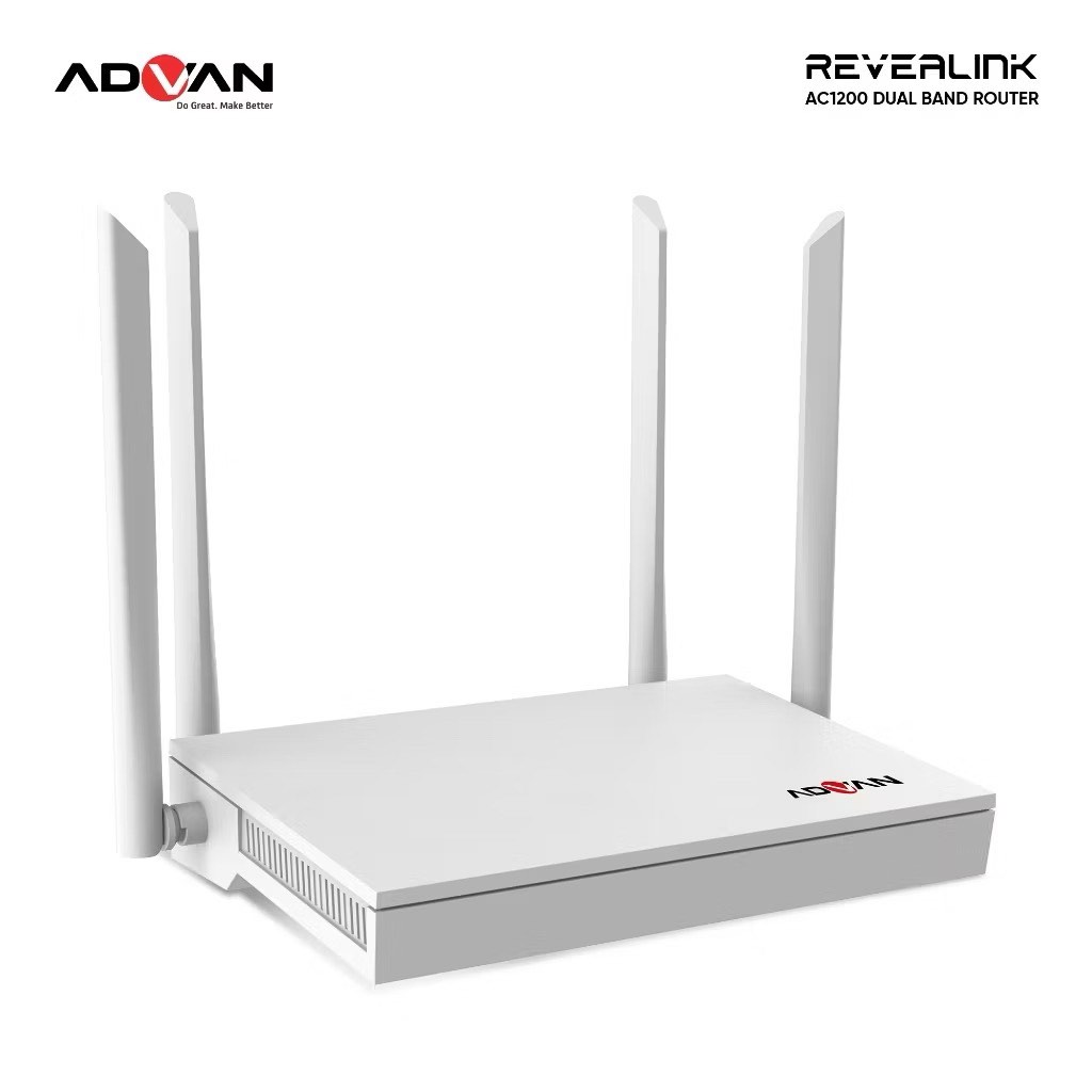 ADVAN Router Wifi 5 Revealink Dual Band Router Wireless AC1200 Wifi ...