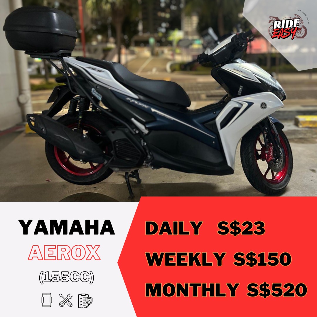 AEROX V2 155CC RENTAL , Motorcycles, Motorcycle Rental on Carousell