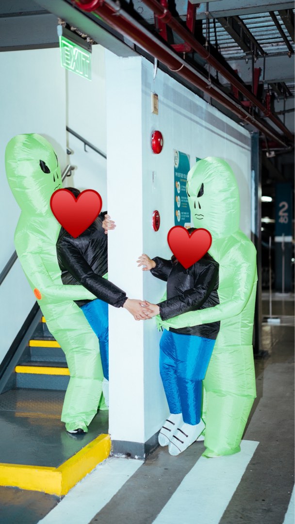 Alien Costume, Women's Fashion, Coats, Jackets and Outerwear on Carousell