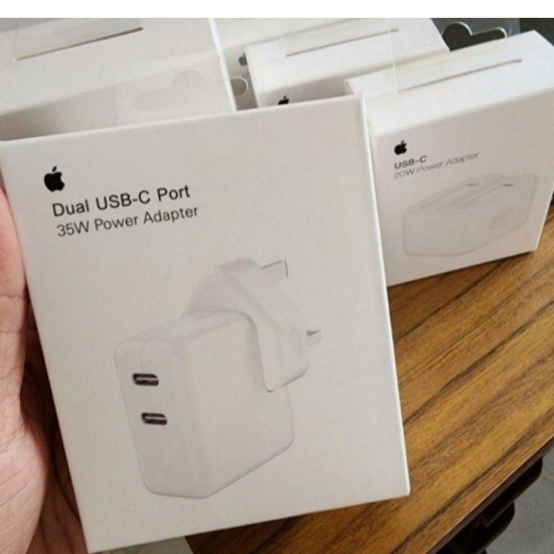 Original Brand New Apple Charger 35W. Super Fast charger. Apple C to C ...