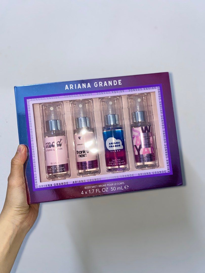 Ariana Grande Body Mist Gift Set, Beauty & Personal Care, Fragrance ...