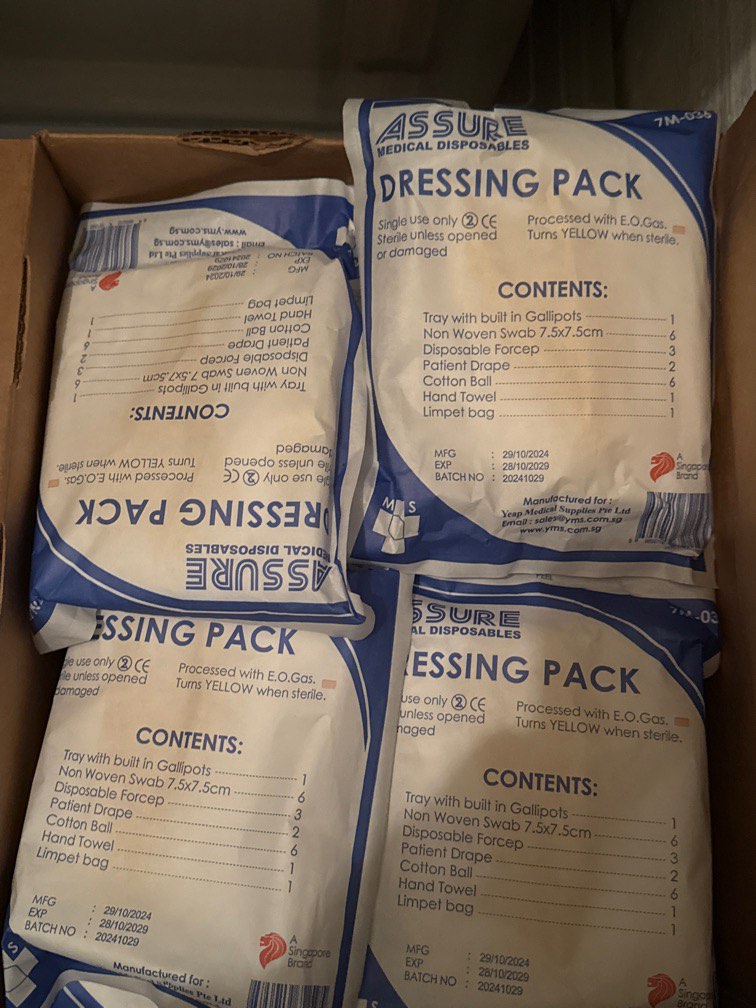 Assure dressing pack, Health & Nutrition, Medical Supplies & Tools on Carousell
