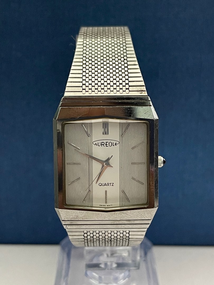 Aureole Vintage Tank Swiss Watch, Men's Fashion, Watches & Accessories ...