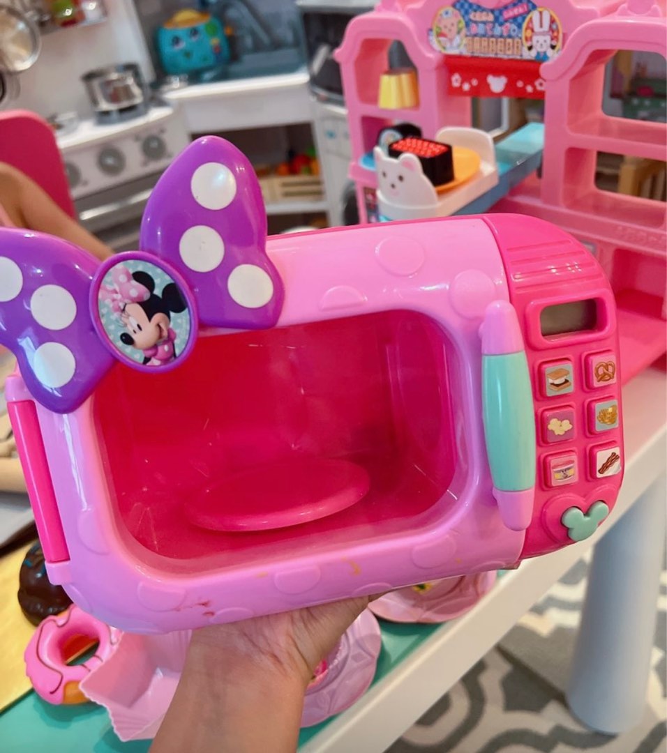 Authentic disney microwave minnie mouse lights and sound function well ...