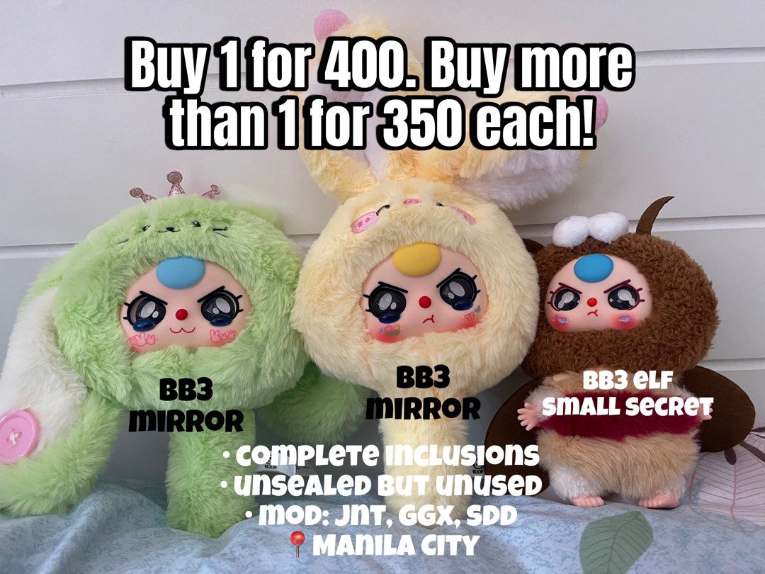 Baby Three Mirror and Elf (tags: liila nommi bb3 400% 600% v1 v2 v3 v4 ...