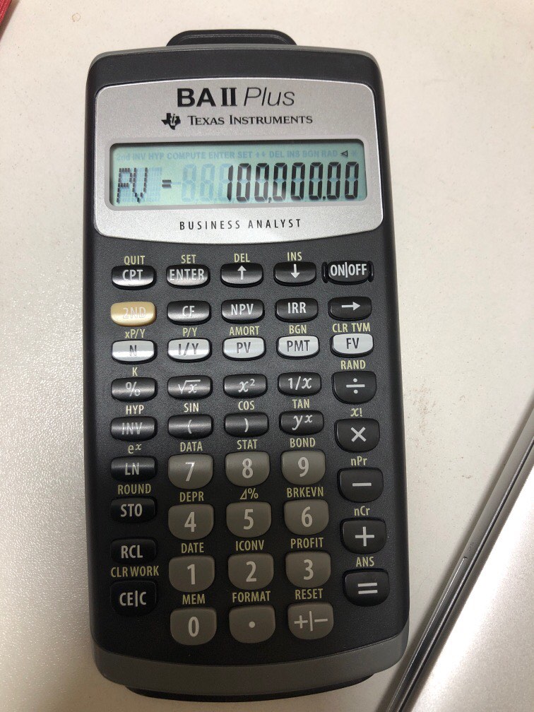 BAII Plus Texas Instruments Financial Calculator, Hobbies & Toys, Stationery & Craft, Stationery ...