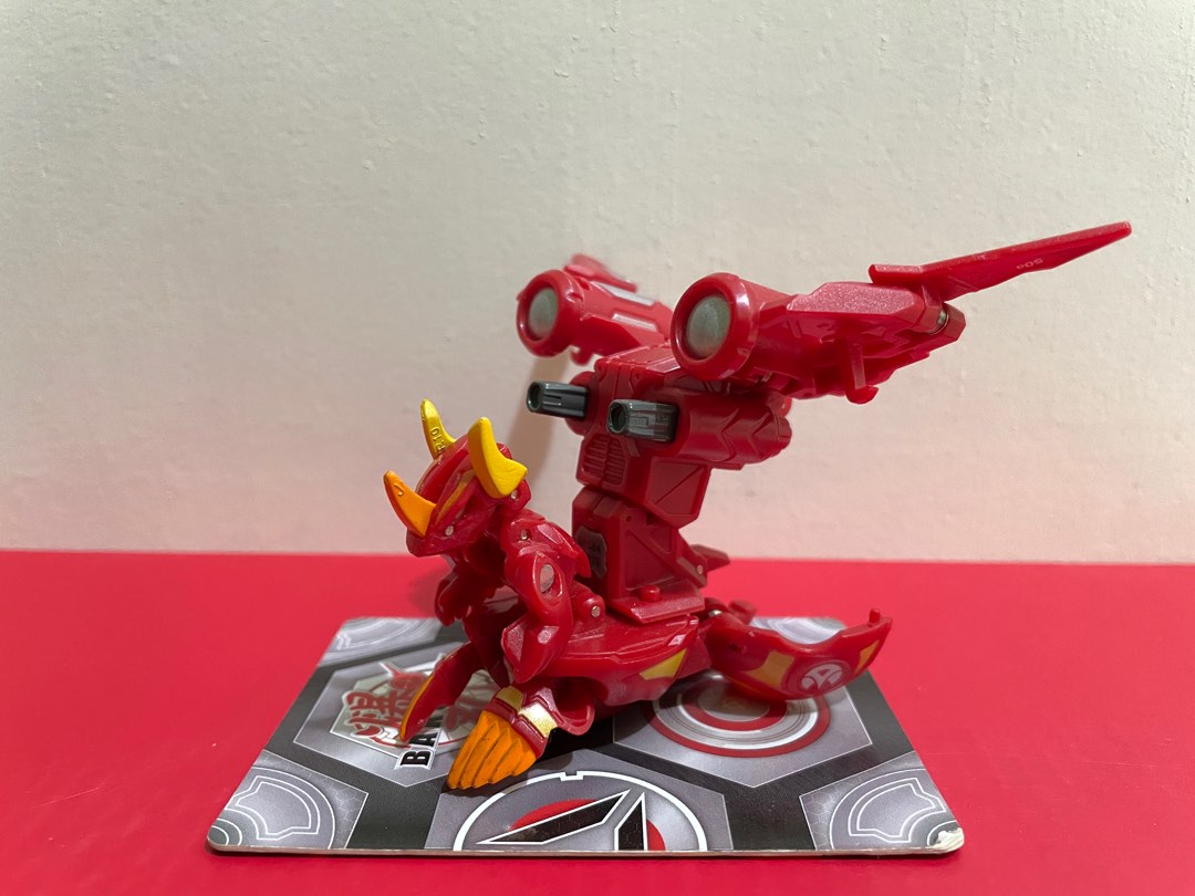 Bakugan Pyrus Helix Dragonoid with Jetkor Gear, Hobbies & Toys ...