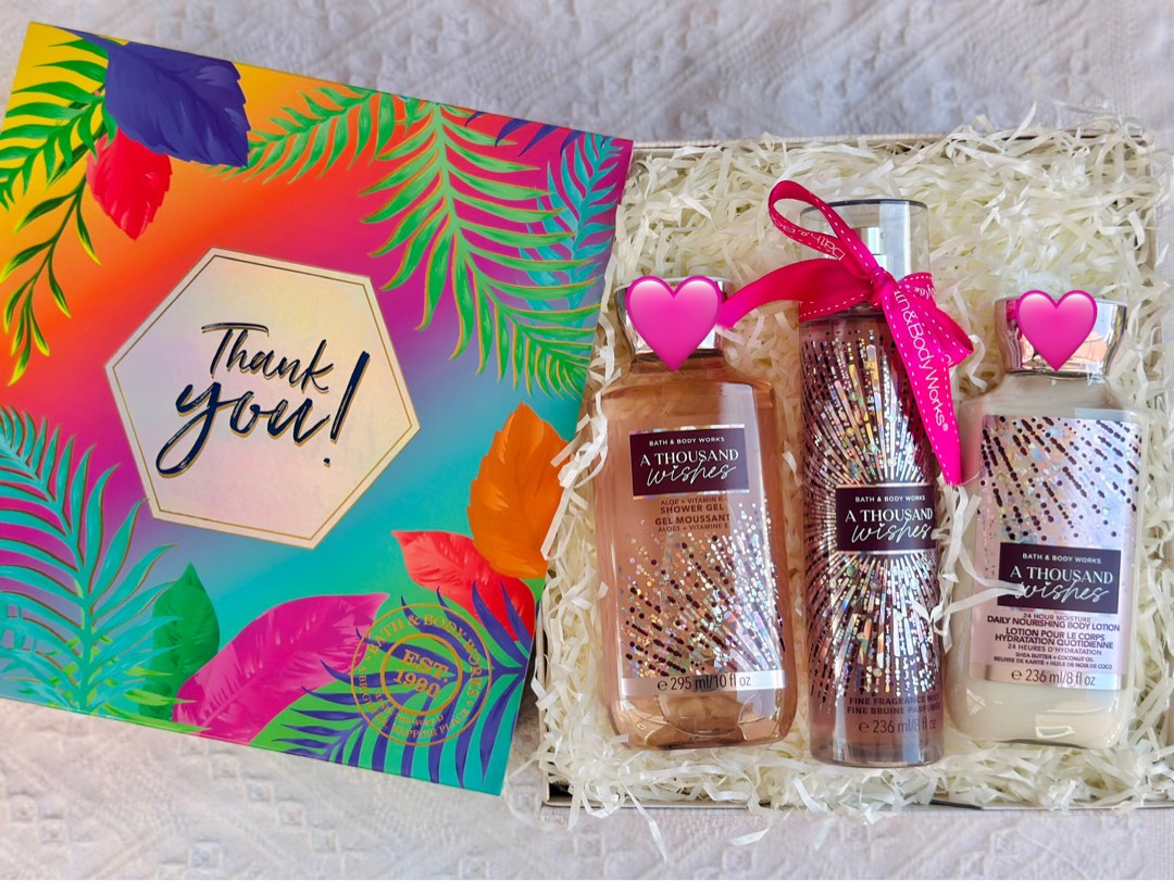 BBW Gift set A thousand wishes (full size), Beauty & Personal Care ...