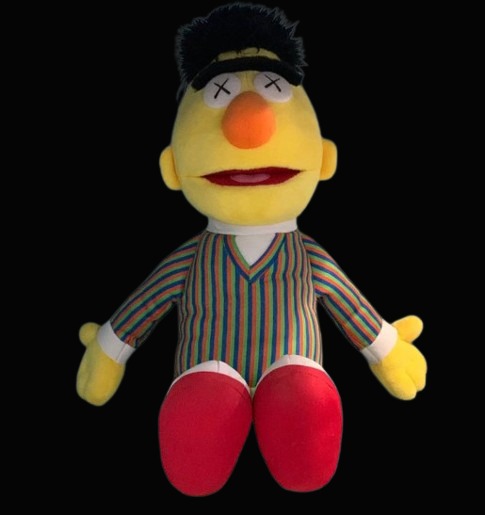 Bert x kaws x Uniqlo Sesame Street, Toys & Collectibles, Mainan di ...