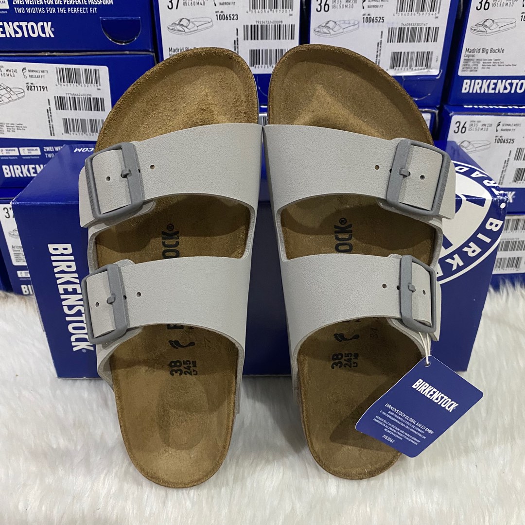 Birkenstock Arizona BS Stone Coin, Women's Fashion, Footwear, Slippers ...