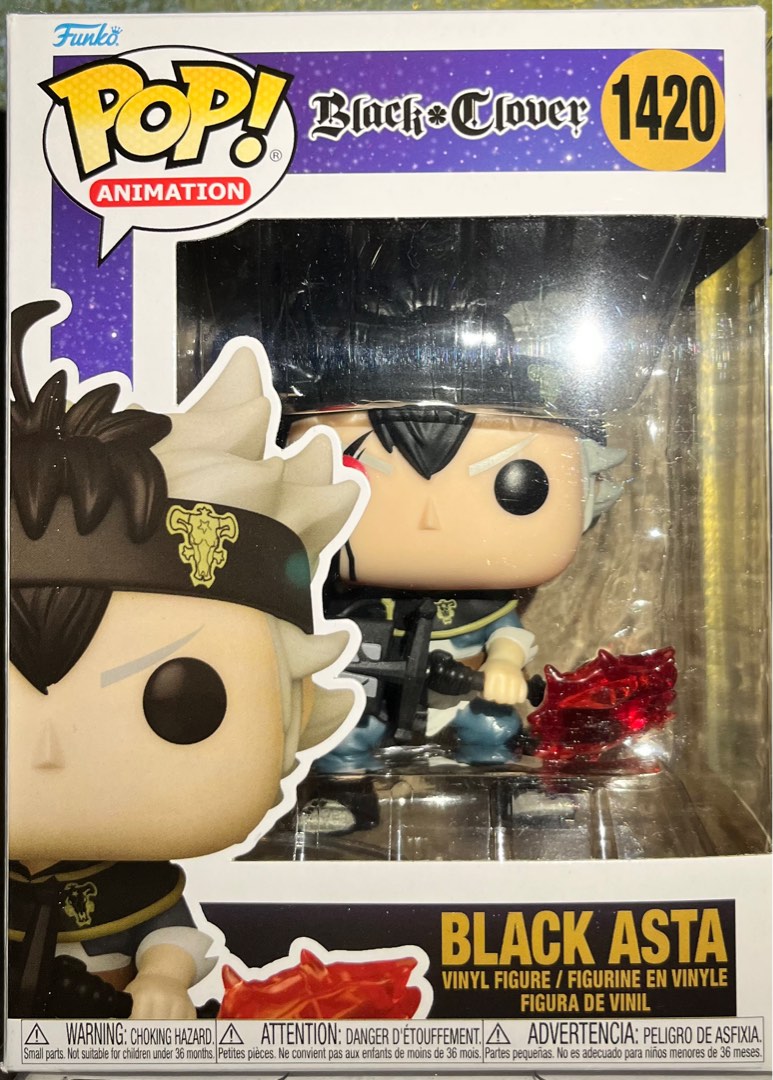 Black Asta (black clover), Hobbies & Toys, Toys & Games on Carousell