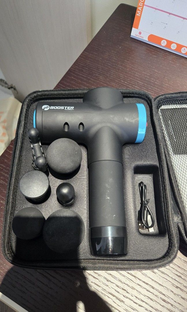BOOSTER Massage Gun for Deep Muscle Relaxation, Soreness and Recovery ...