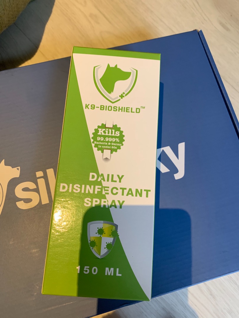 Brand new K9-Bioshield Daily Disinfectant Spray, Pet Supplies, Health ...