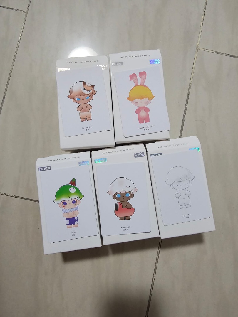 [Brand New] POP MART Dimoo Retro Series (Daytime, Snowy Owl, Pajamas ...