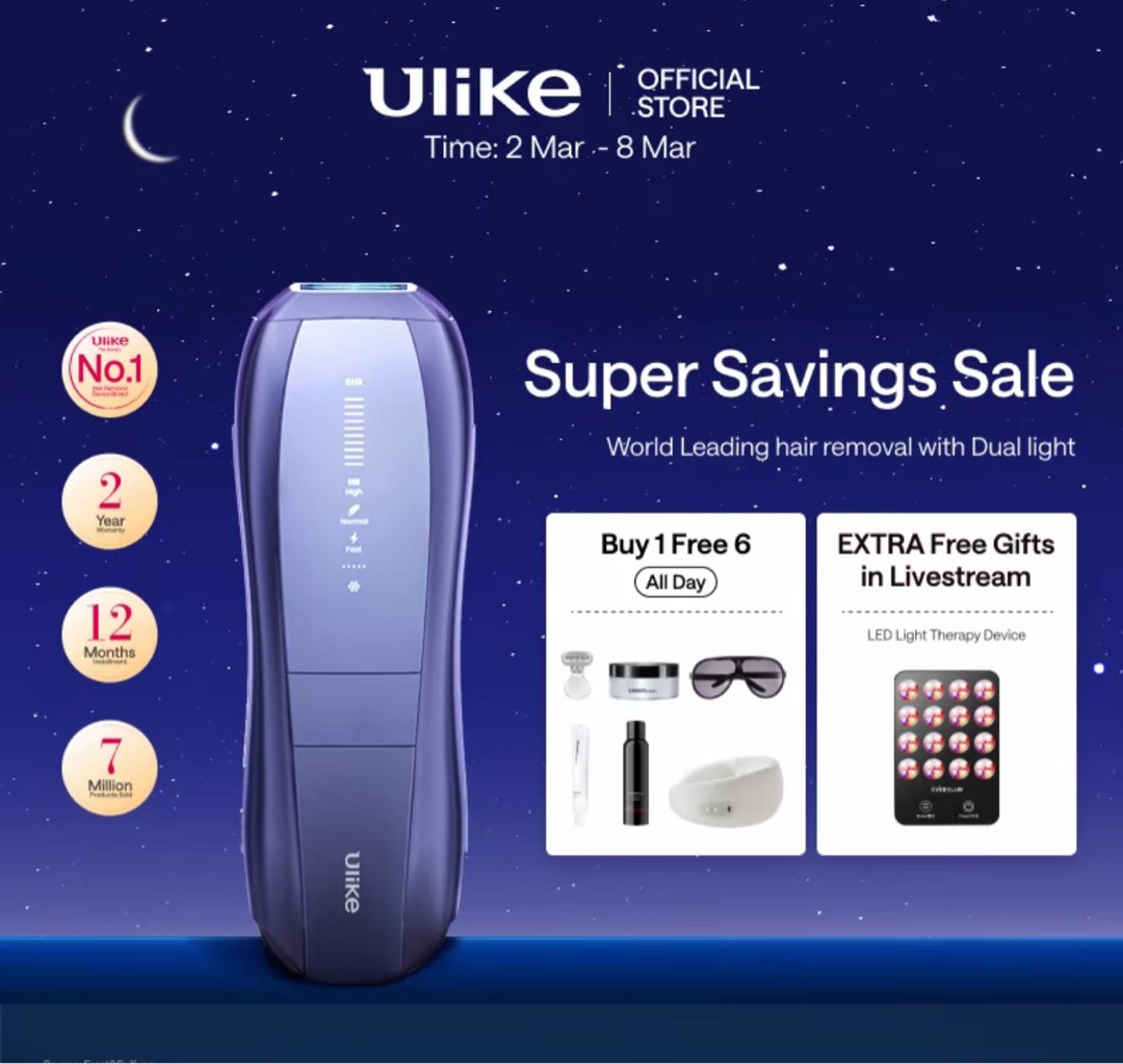 Brand New Ulike Air 10 Pro Ice Cooling IPL Hair Removal Device, Beauty ...