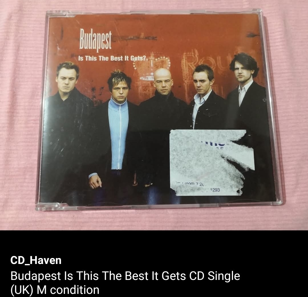 Budapest Is This The Best It Gets CD Single (unsealed), Hobbies & Toys ...