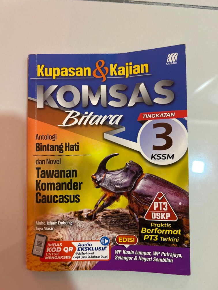 Buku Komsas Tingkatan 3, Hobbies & Toys, Books & Magazines, Textbooks ...