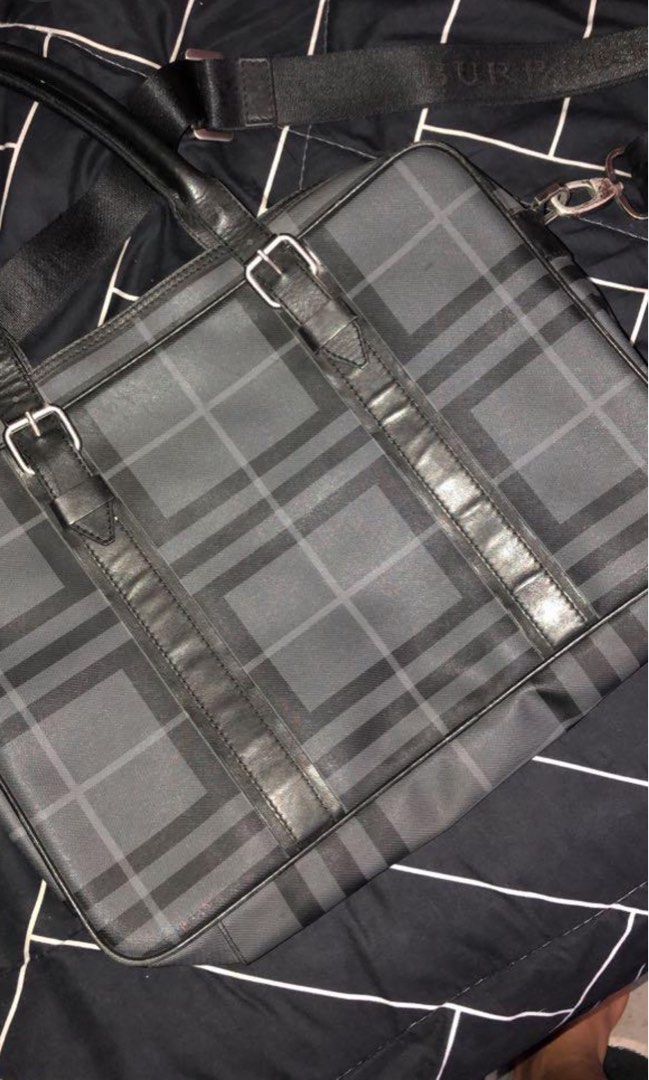 BURBERRY LAPTOP BRIEFCASE BAG, Computers & Tech, Parts & Accessories ...