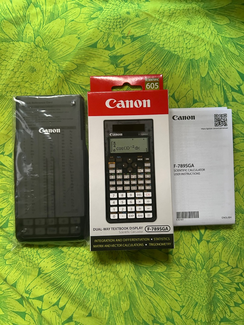 Canon F-789SGA Scientific Calculator, Computers & Tech, Office ...