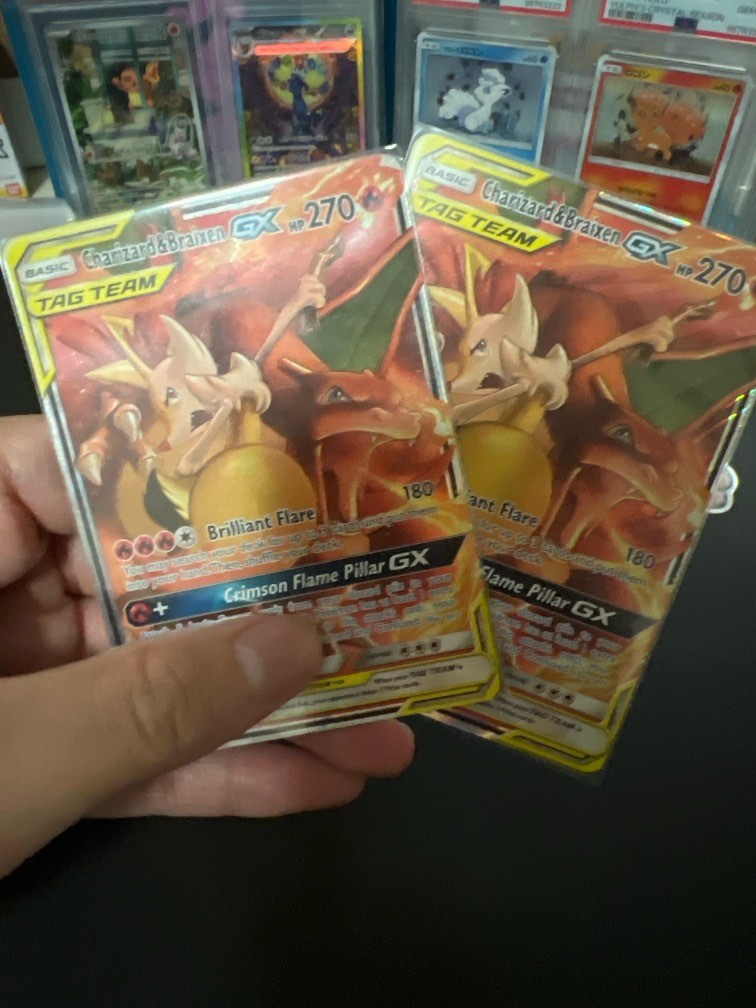 Charizard & braixen gx - cosmic eclipse Pokemon Sun & moon, Hobbies ...
